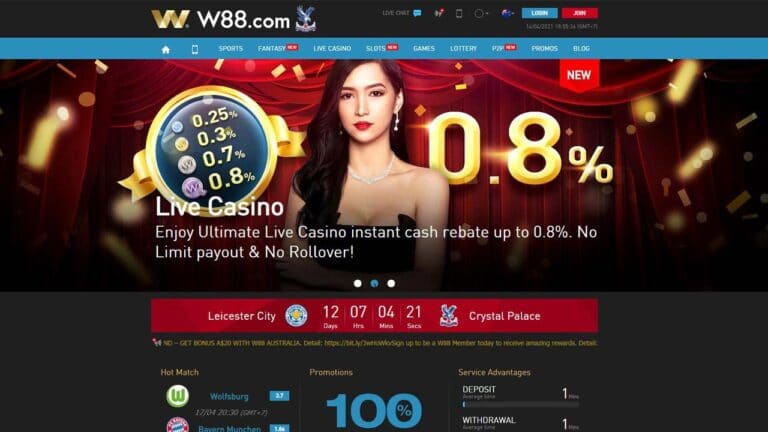 W88 - Sport Betting, Casino Online Top Of The World
